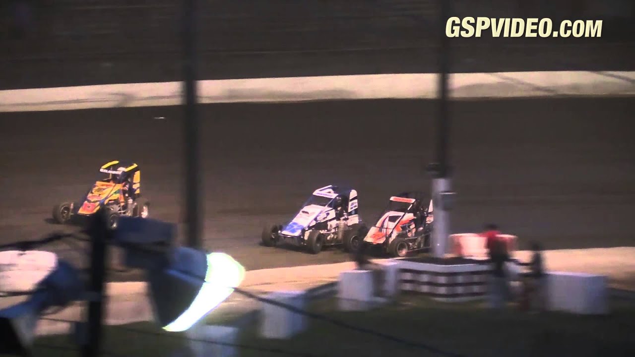 Wild ARDC Midget Finish - 5/24/2015 - Grandview Speedway - YouTube