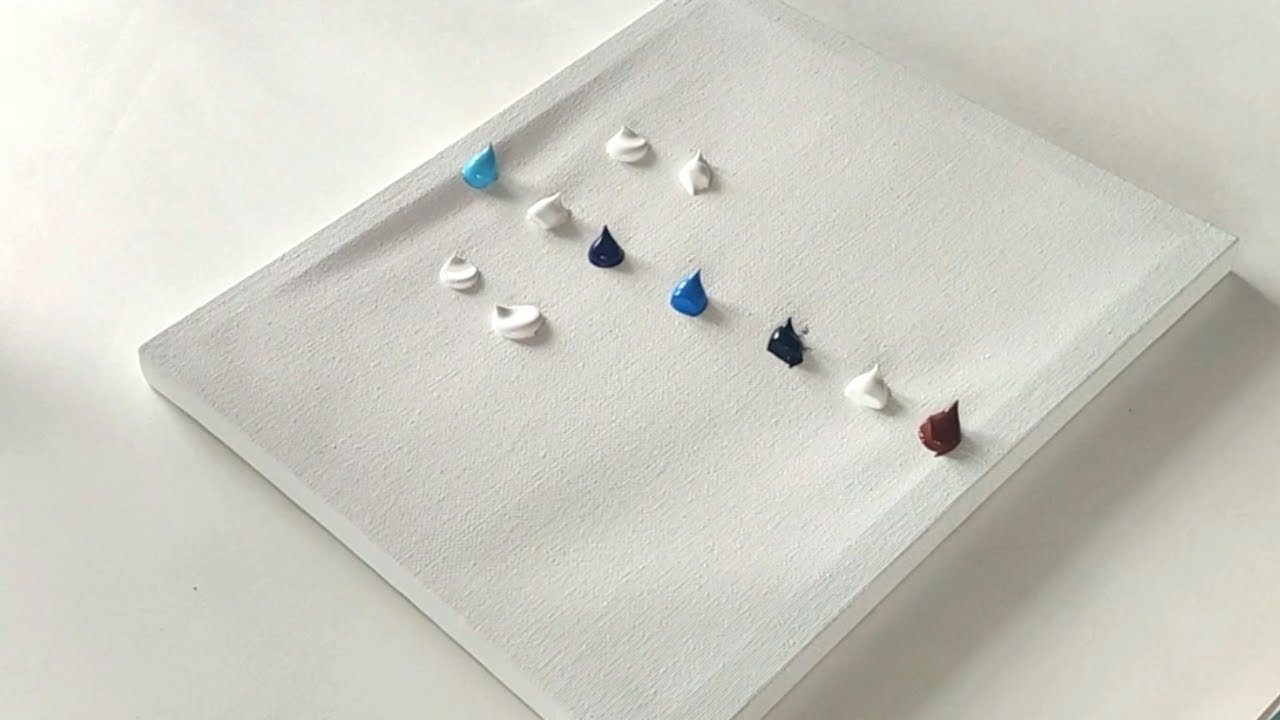 How to paint sea shore || sea shore painting || Acrylic Painting for ...