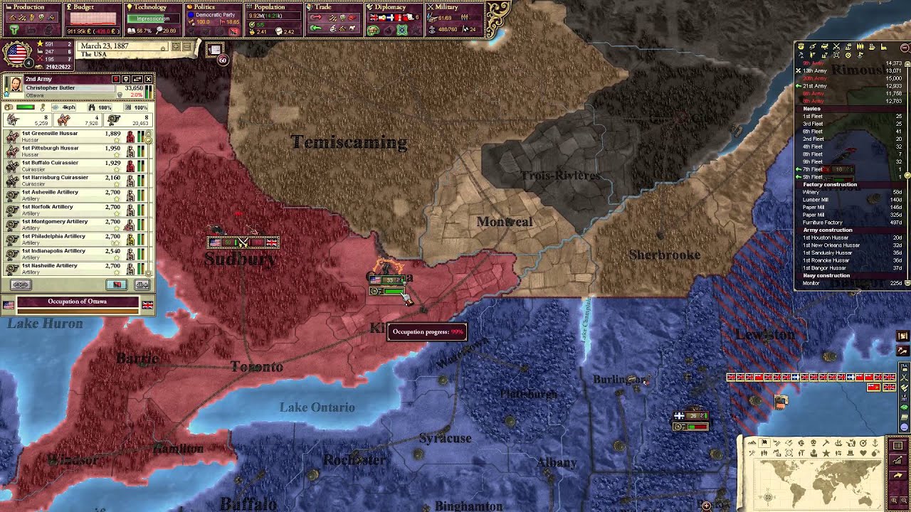 Victoria II: USA #31: The First Great War (w/ Duke) - YouTube