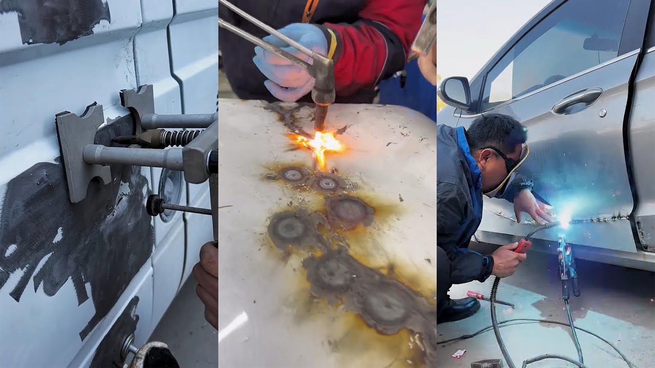 Rusty Automotive Sheet Metal Repair - YouTube
