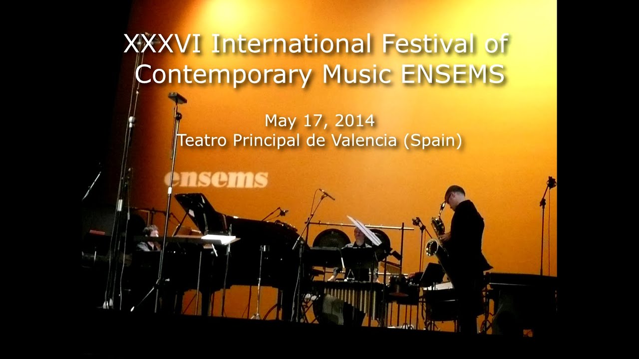 Bacuum by Jorge Sastre, International Festival of Contemporary Music ...