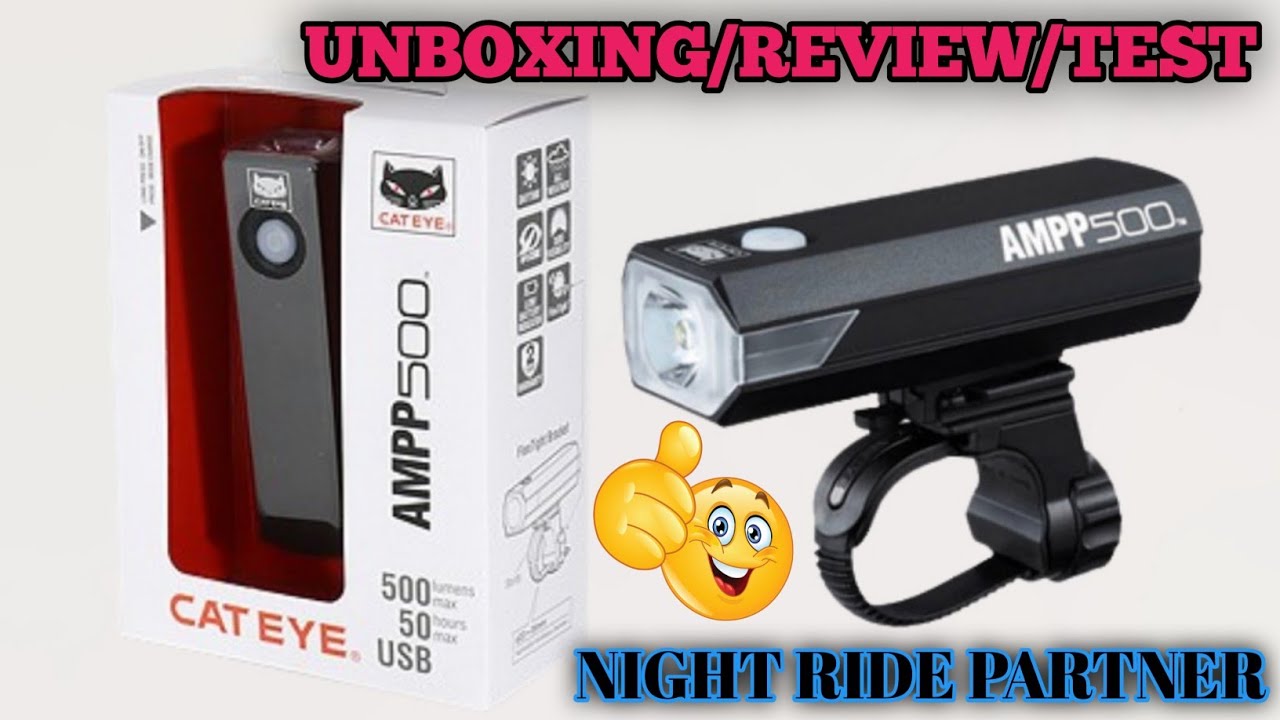 CATEYE ampp 500 light unboxing and review | BY ALL ABOUT CYCLE ...