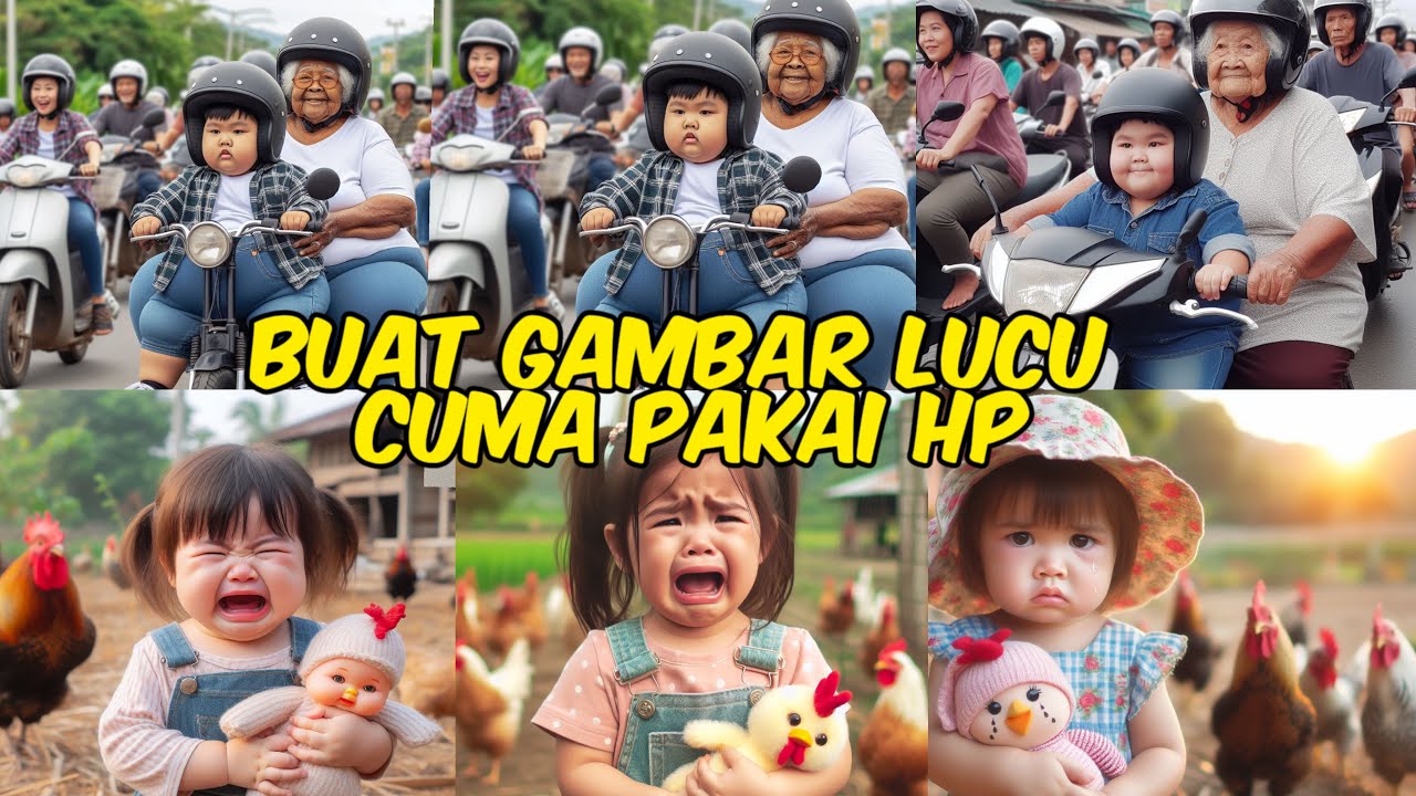 BUAT GAMBAR AI LUCU CUMA PAKAI HP DI APLIKASI BING IMAGE CREATOR ...