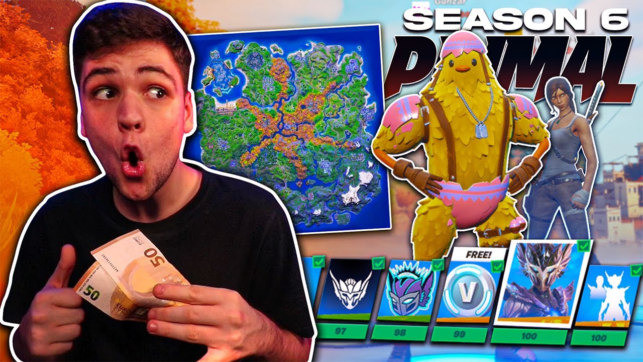 ΕΔΩΣΑ *100€* ΣΤΗΝ ΝΕΑ SEASON 6 ΤΟΥ FORTNITE! - YouTube