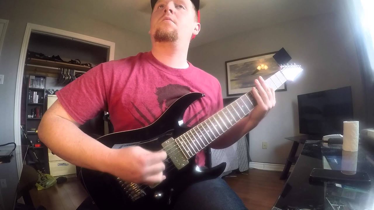 Within The Ruins - Invade Guitar Cover - YouTube