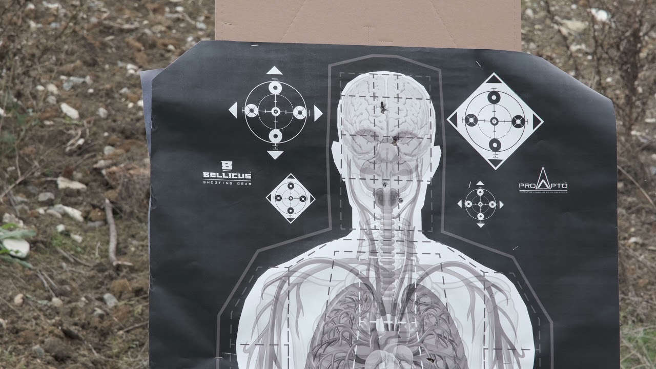 Proapto & Bellicus shooting gear Anatomical Target - YouTube