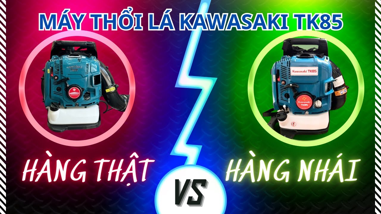Máy thổi lá Kawasaki TK85 chính hãng có gì khác biệt? | Thế Giới Máy ...