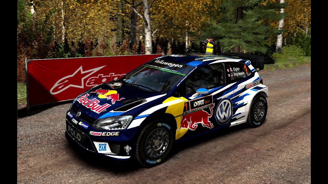 DIRT Rally - Flying Finland - OGIER VW POLO livery 2016 - YouTube