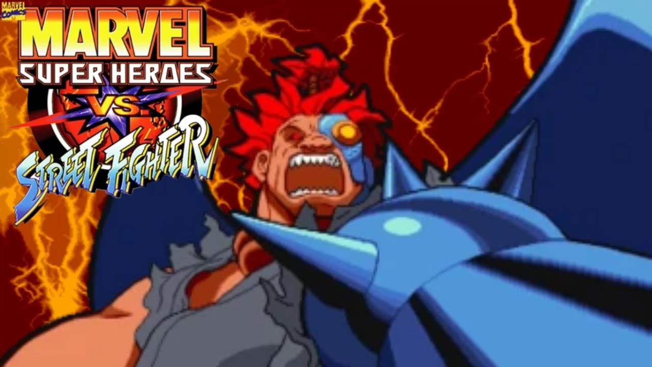 CYBER AKUMA! Marvel Super Heroes vs Street Fighter - YouTube