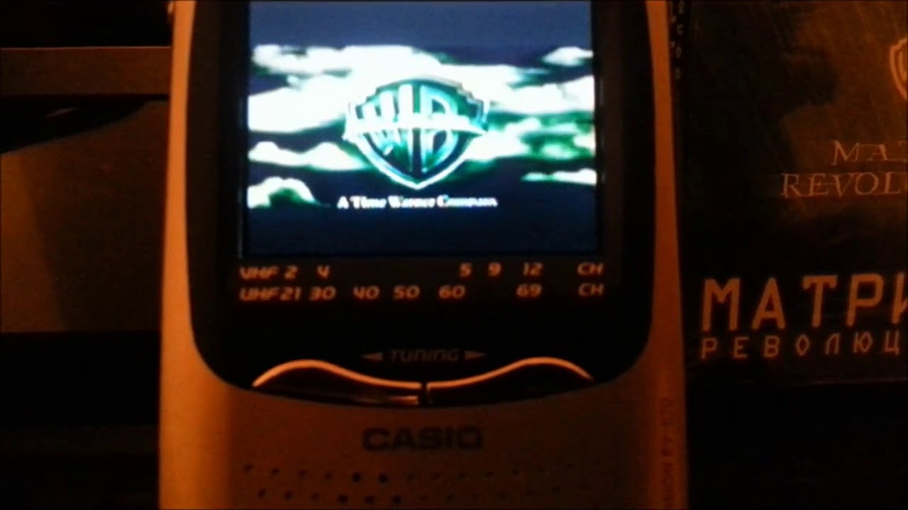 Casio EV-570 handheld portable TV - Matrix Revolutions Film (RU) - YouTube