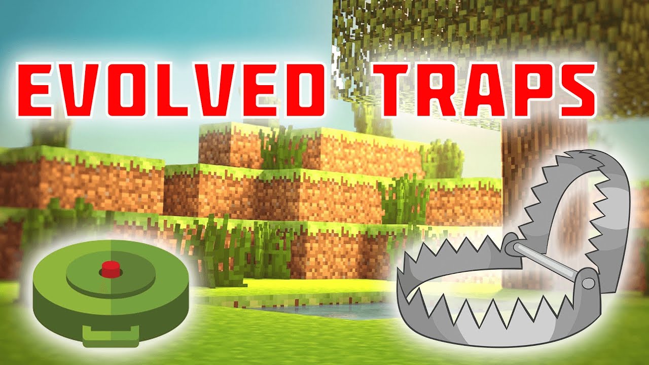 ОБЗОР МОДА Minecraft НА ЛОВУШКИ Evolved Traps - YouTube