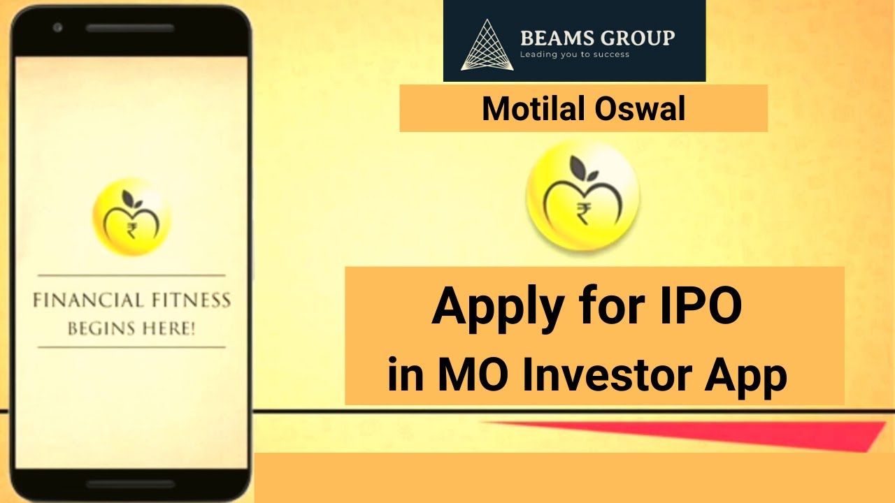 How to Apply For IPO in MO Investor App - Live Demo - YouTube