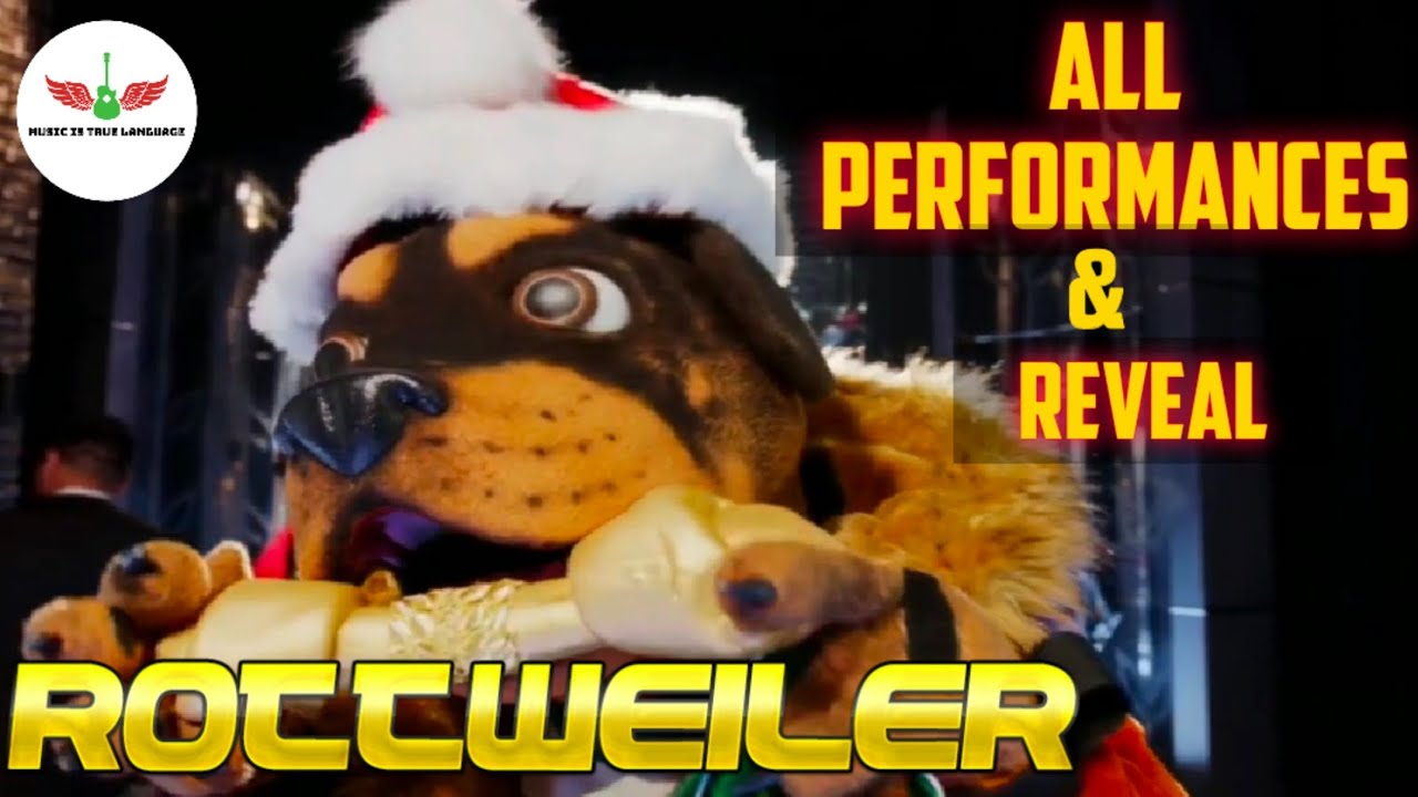 Masked Singer Rottweiler All Performances & Reveal | Season 2 - YouTube