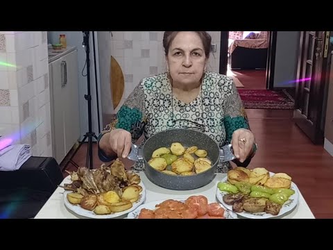 QIZARTMALAR.ET,BİBER,POMİDOR,BADIMCAN,KARTOF QIZARTMASI.QOZU ÇENESİNDEN QIZARTMALAR.
