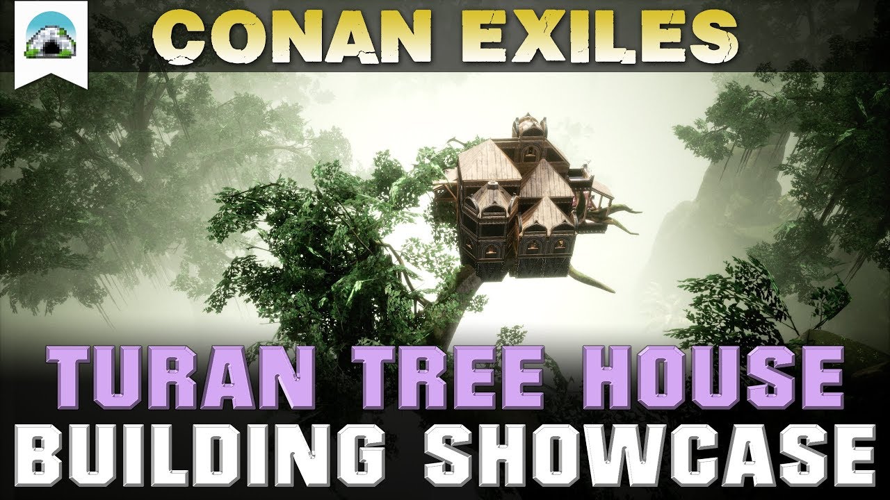 Turan Tree House (No Mods) - Building Showcase | Conan Exiles - YouTube