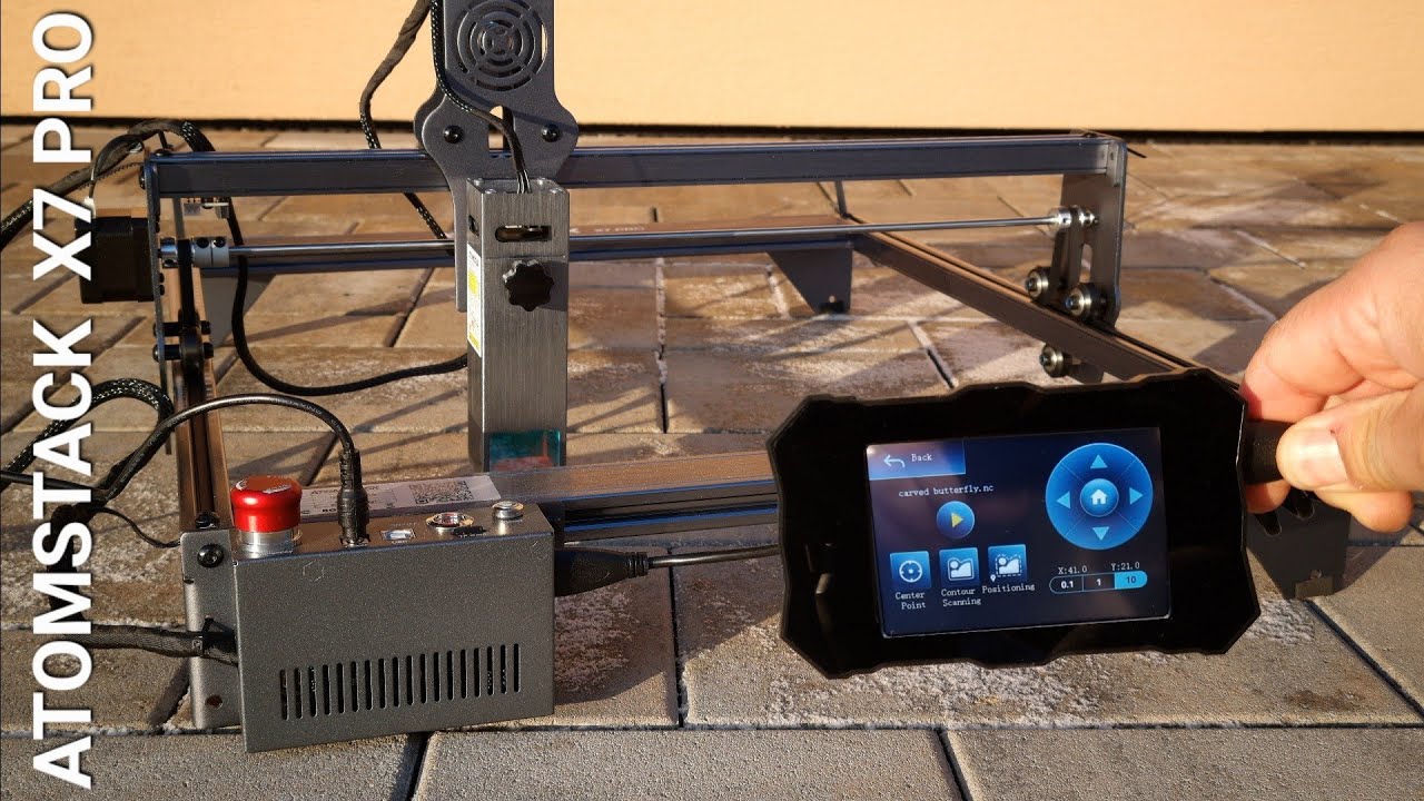 10W laserová gravírovačka Atomstack X7 PRO . Kvalitné pevné a rýchle ...