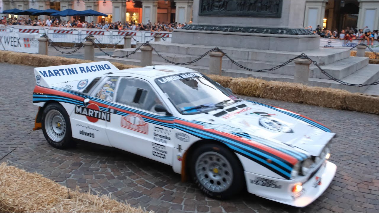 Race Cars parade at Autolook Week Car Festival, Turin, Italy - YouTube