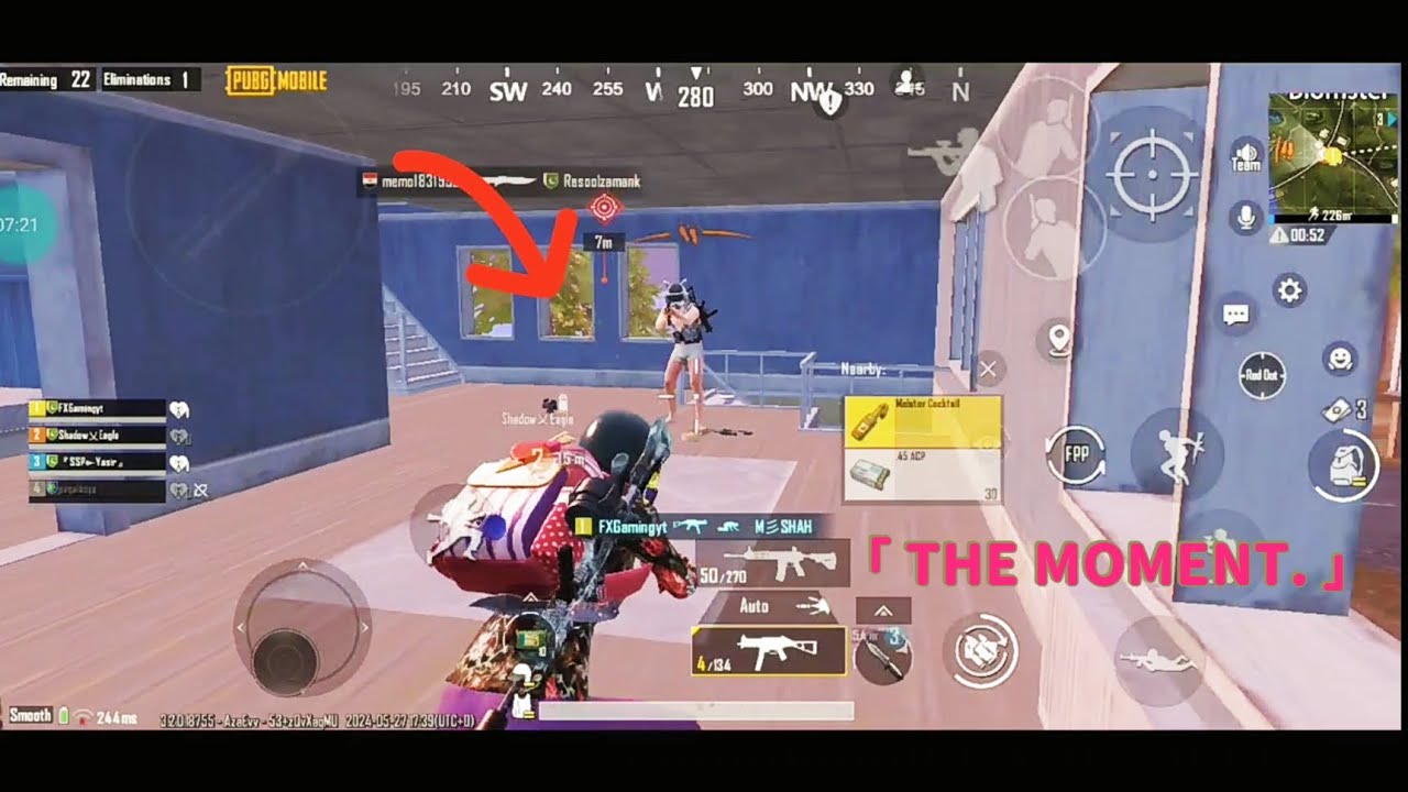 😲💯The moment danger rush gameplay 😲💯#PUBGMOBILE - YouTube