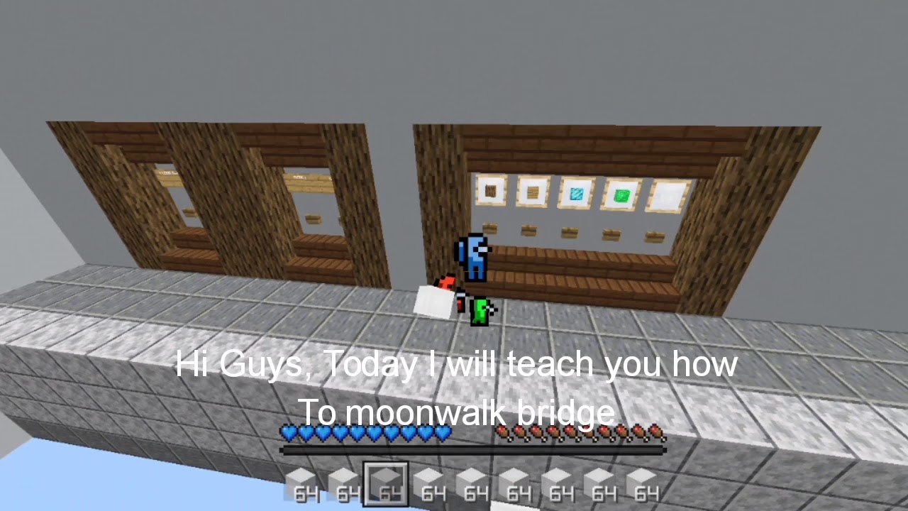 How To Moon Walk Bridge On Your Computer| Minecraft Java Edition. - YouTube