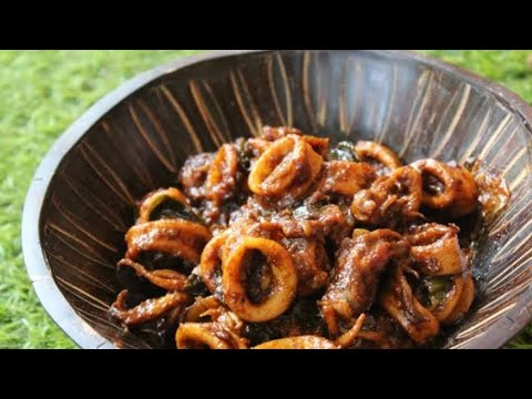 Squid/ Bondas Ghee Roast recipe. - YouTube