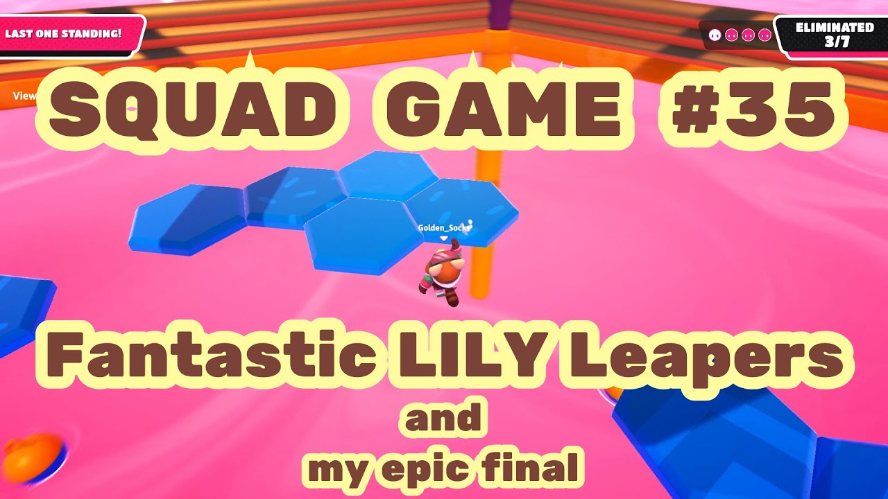 SQUAD playing Fall Guys #35 Fantastic LILY LEAPERS (ft. beepee12, You ...