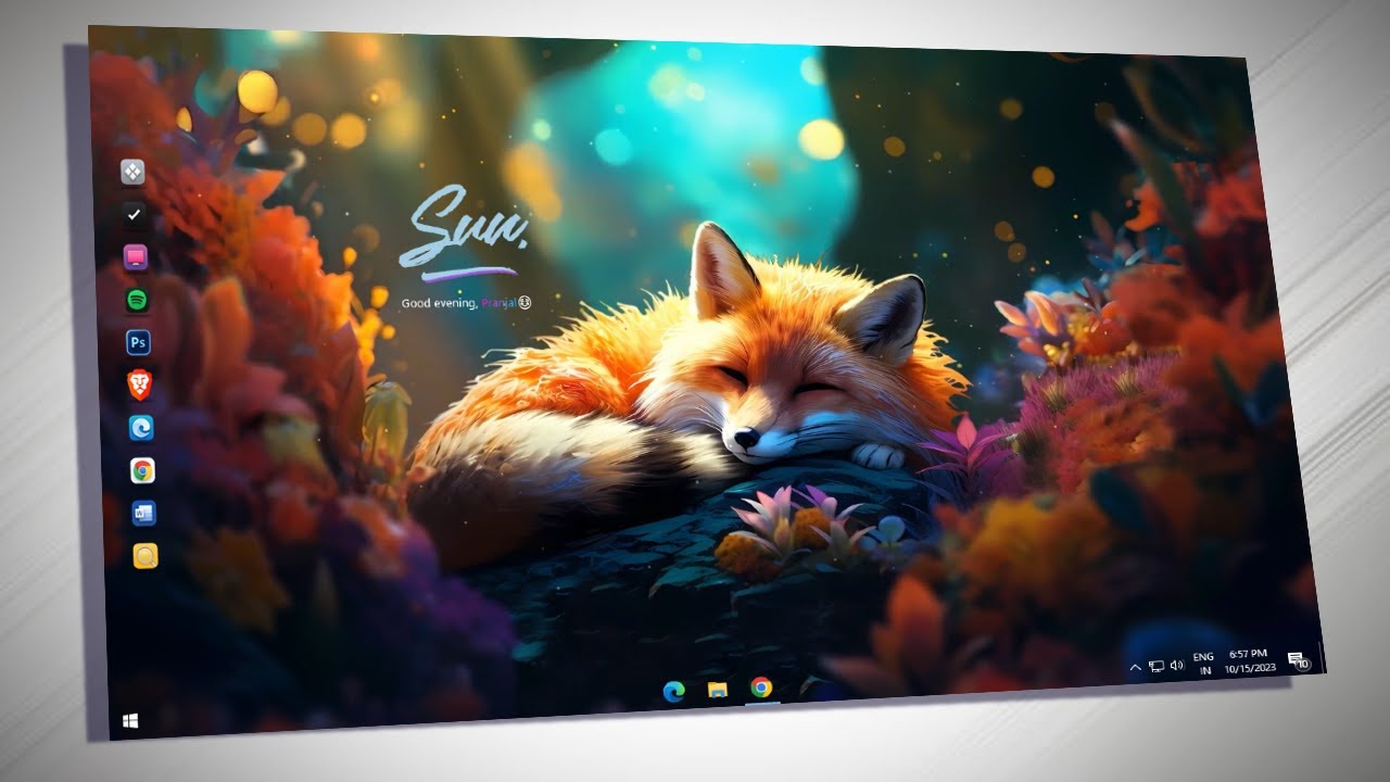 Give Your Destop a new look with this Fox Theme - YouTube