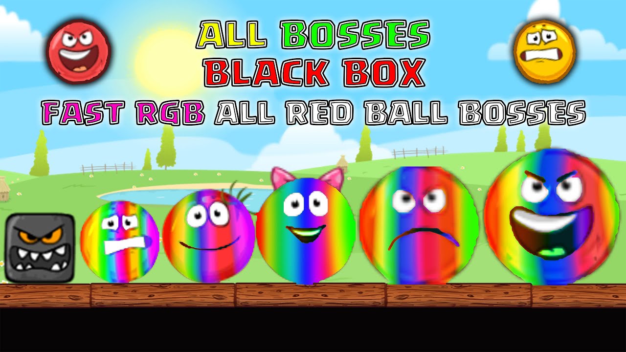 Red Ball 4 - Fast RGB All Red Ball Bosses - Black Box Gameplay Volume 1 ...