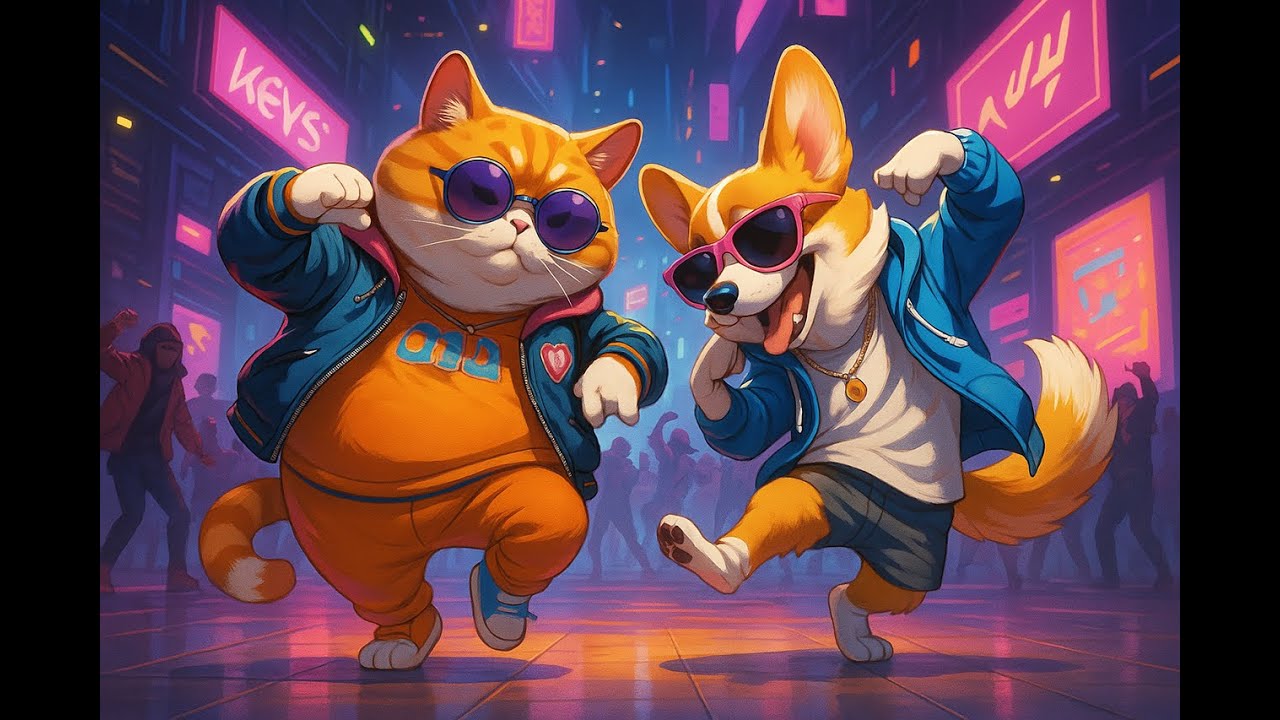 🐶🐱 "DJ Corgi & Dancing Cat – The Ultimate Duo!" #funny #funnyvideos ...