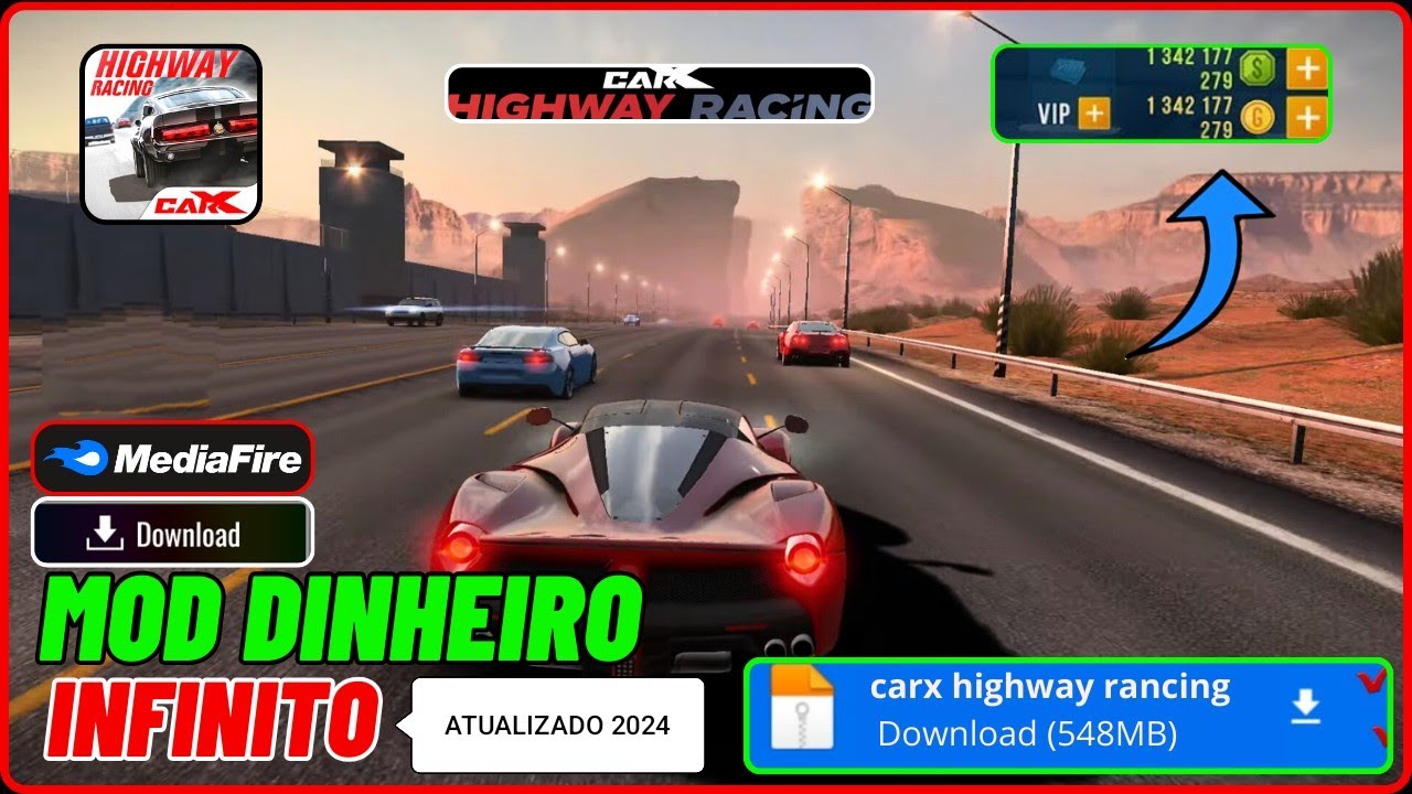 Carx Highway Racing mod apk dinheiro infinito atualizado 2024 | carx ...