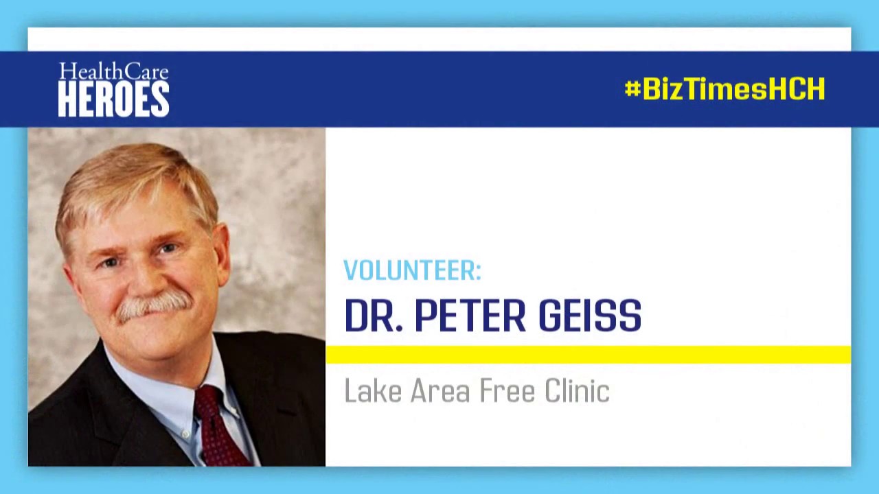 BizTimes - 2019 Health Care Heroes - Dr. Peter Geiss - YouTube