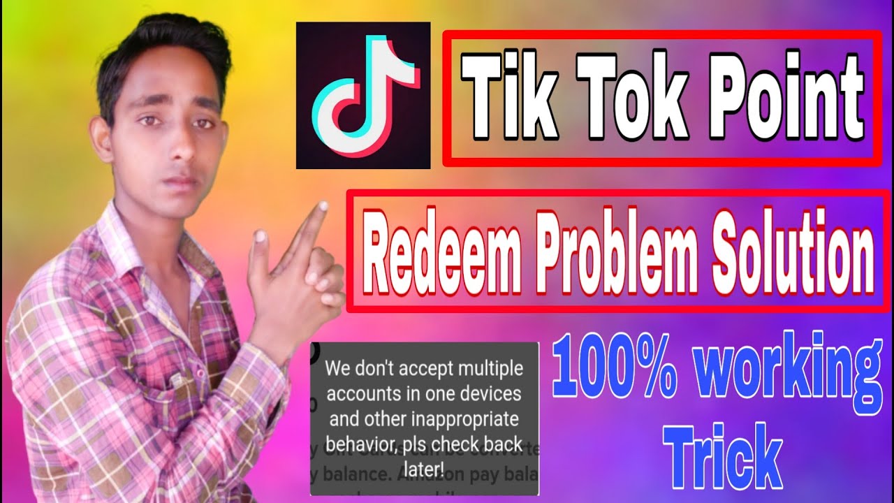 Tik Tok Point Redeem Problem Solution,100% working trick,All Device ...