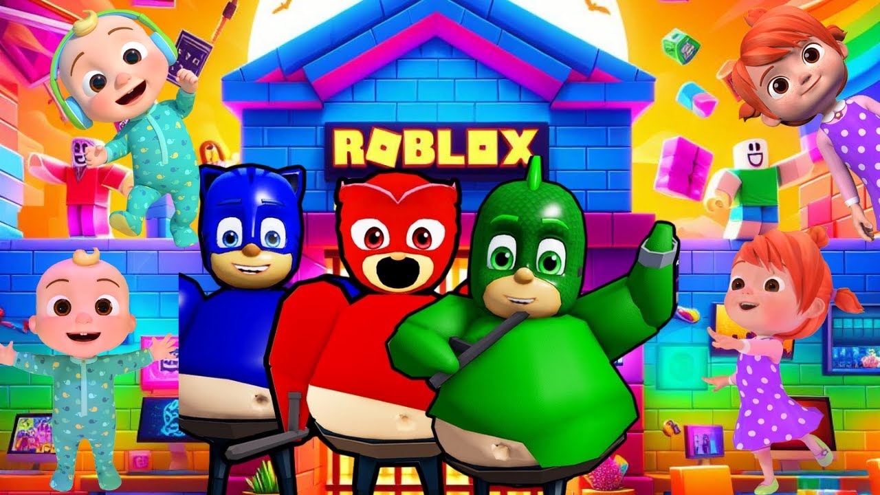 Cocomelon | JJ & YoYo Escape PJ MASKS! - Roblox Walkthrough FULL GAME # ...