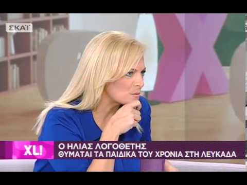 Ο ΗΛΙΑΣ ΛΟΓΟΘΕΤΗΣ ΣΤΗΝ ΧΡΙΣΤΙΝΑ ΛΑΜΠΙΡΗ - YouTube