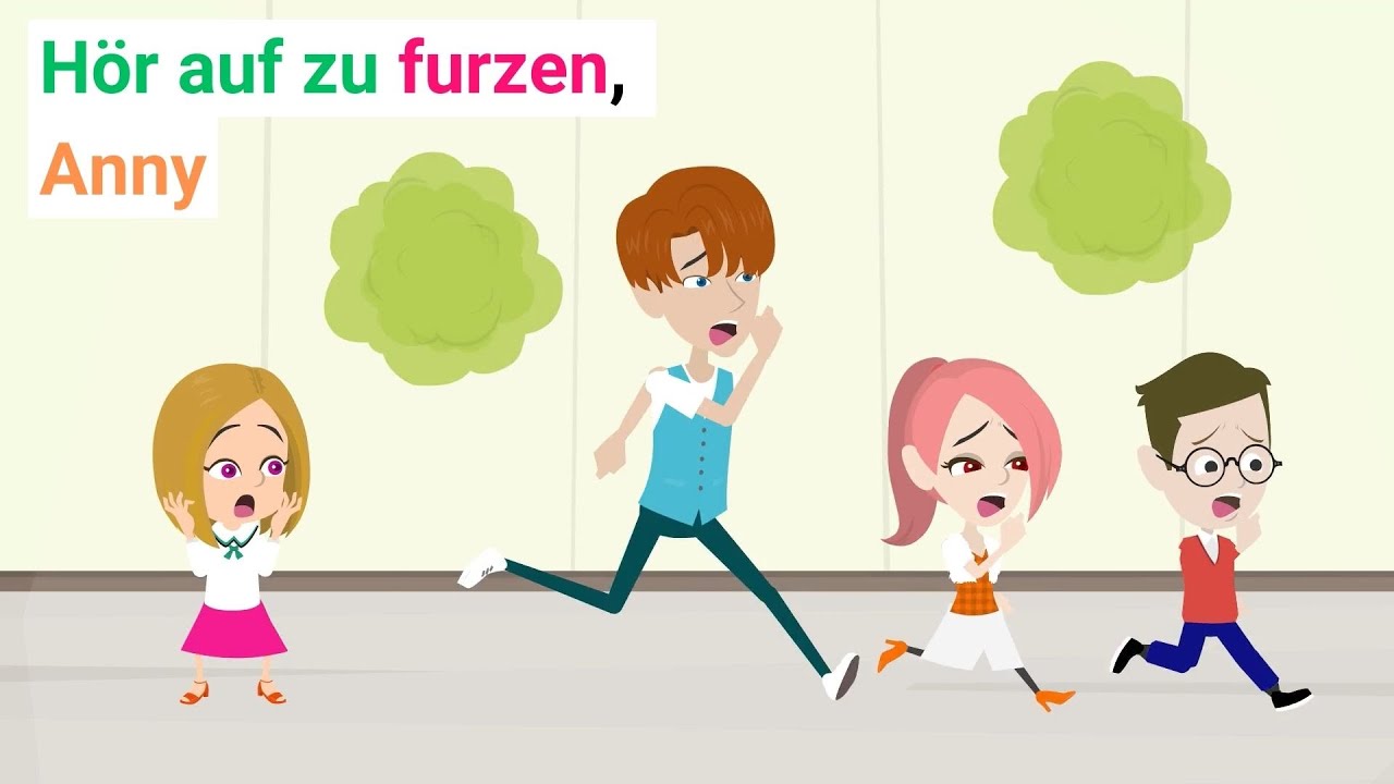 Hör auf zu furzen, Anny - Deutsch lernen mit animationen - Deutsch Anny ...