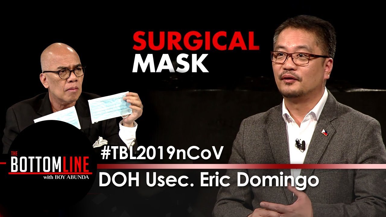 DOH Usec. Eric Domingo differentiates face masks | The Bottomline - YouTube