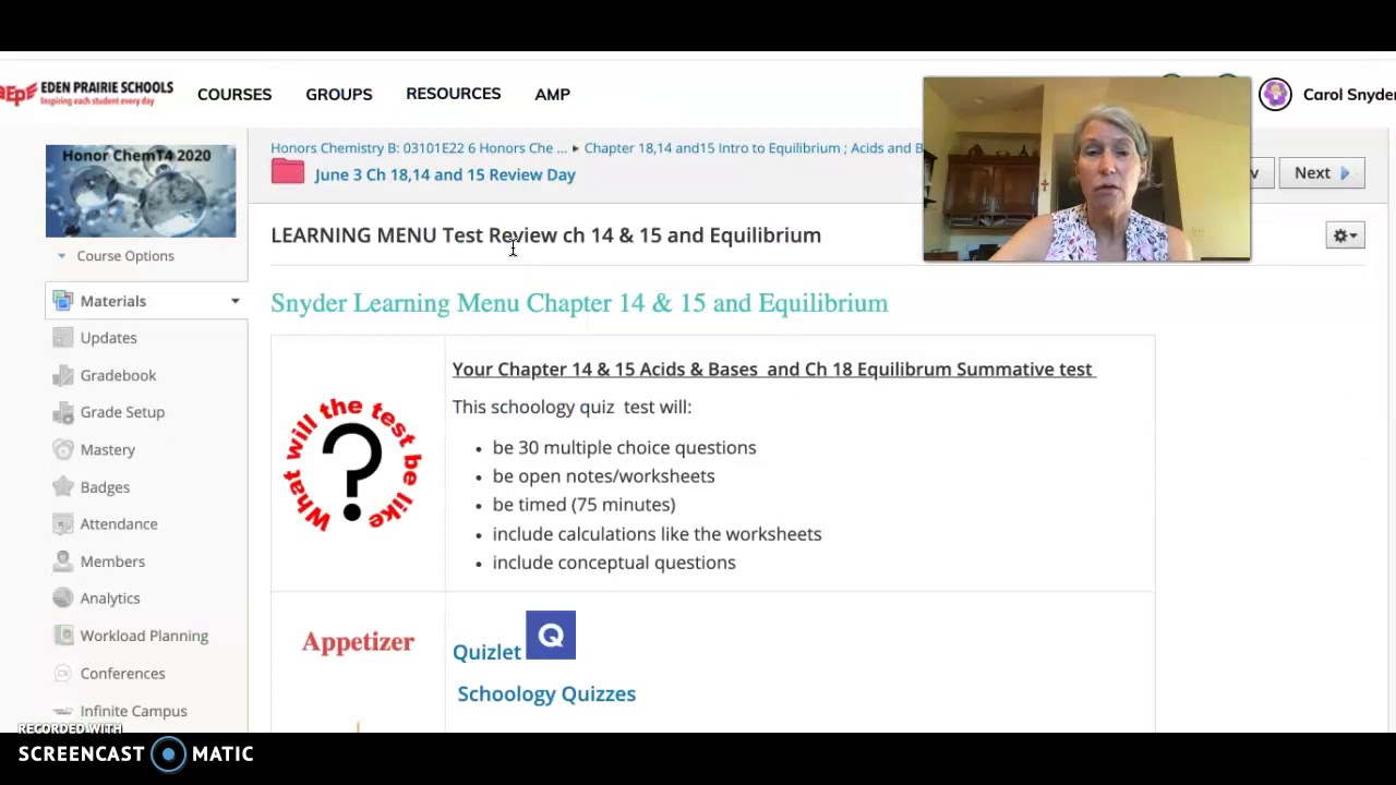 6/3 Daily Message Mrs Snyder - YouTube