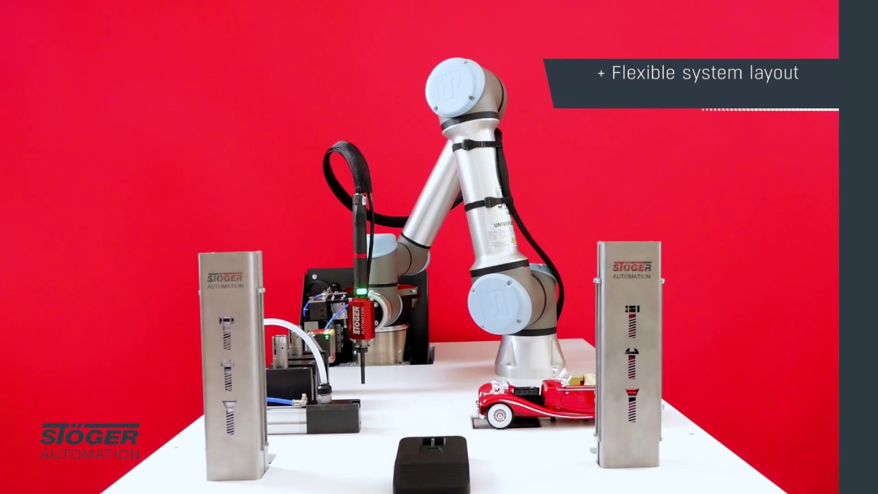 Screwdriving robot with automatic tool change - YouTube