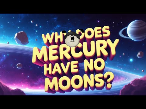 Why does Mercury have No Moons? | #aumsum #kids #children #space
