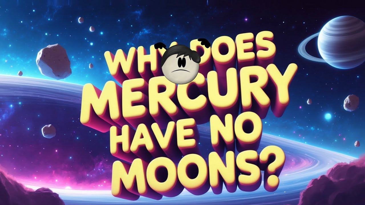 Why does Mercury have No Moons? | #aumsum #kids #children #space - YouTube