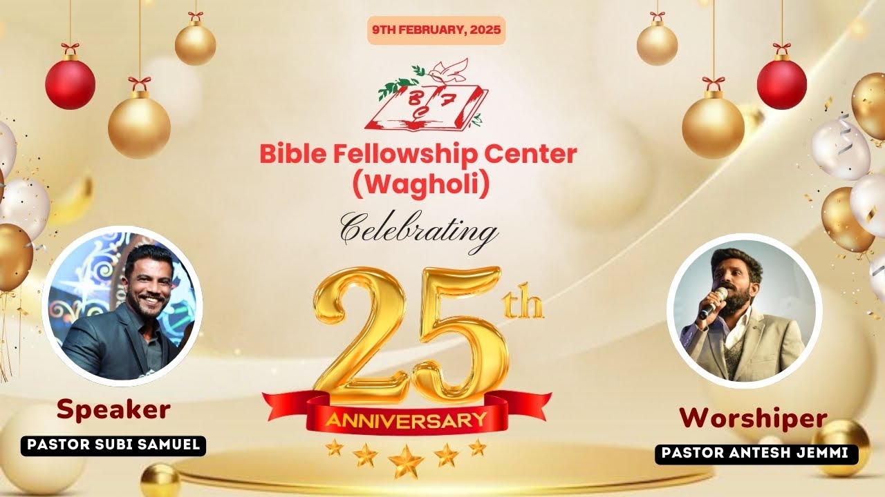 25th Anniversary Celebration | Pastor Subi Samuel | In Hindi & Marathi ...