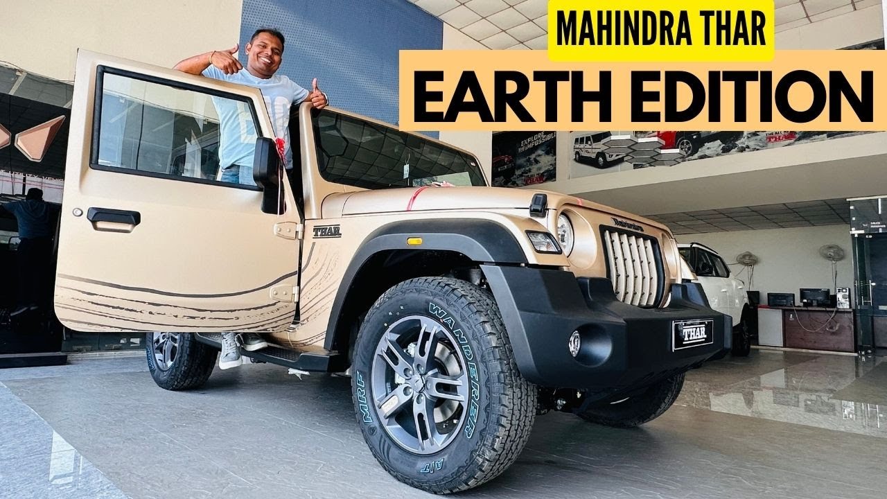 New Mahindra Thar Earth Edition detailed Walkaround | In English | Auto ...