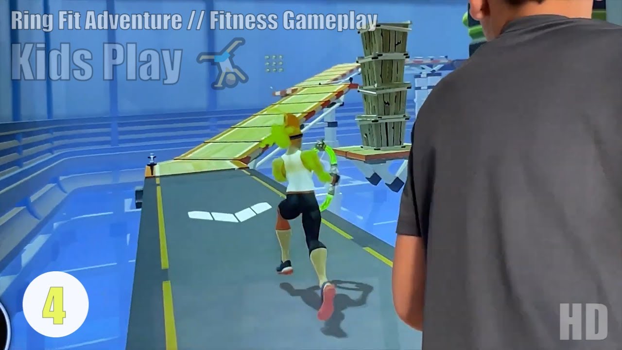 Kids Play 🤸‍♂️ // Ring Fit Adventure // Fitness Gameplay // 4️⃣ - YouTube