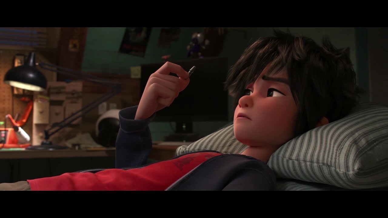 Baymax Comforts Hiro "There there" (Korean) - YouTube