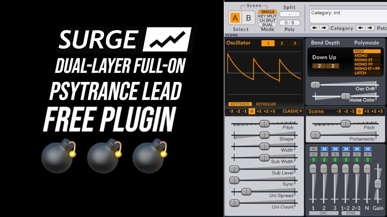 Layered Full-On Psytrance Leads with Vember Audio Surge (FREE Plugin ...