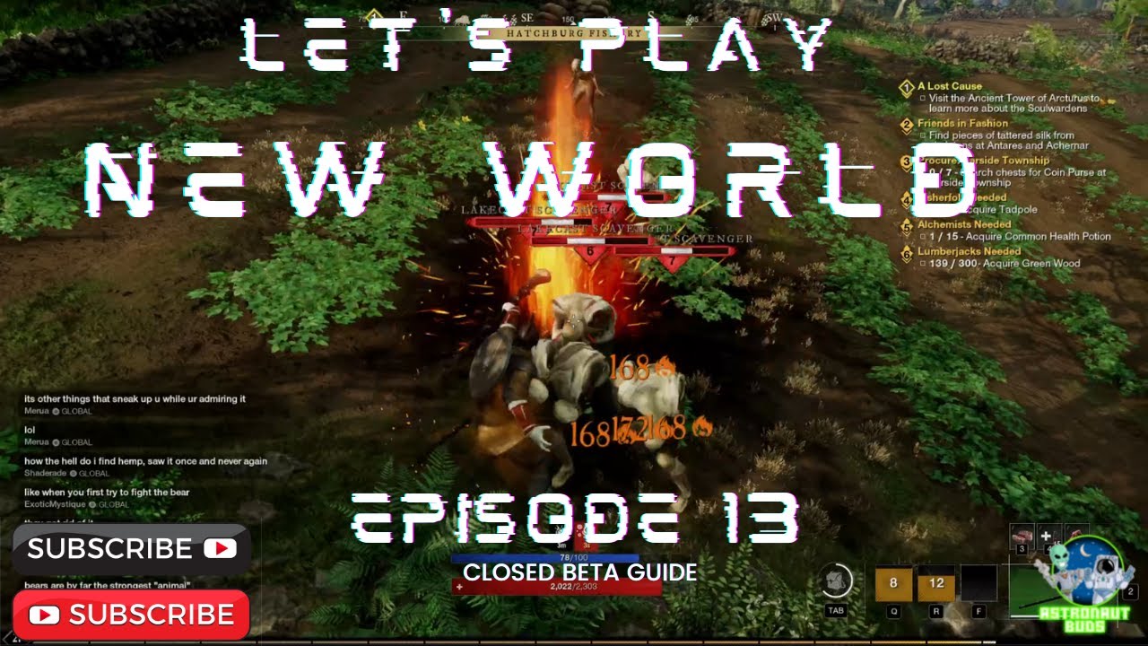 New World - Episode 13: Everfall, First Light Village, Monarch's Bluffs ...