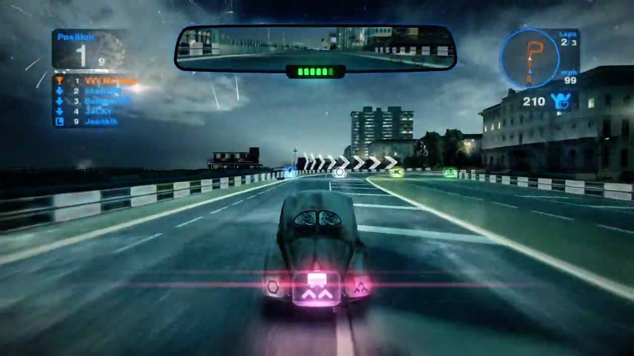 BLUR Multiplayer online XBOX Live 3 - YouTube