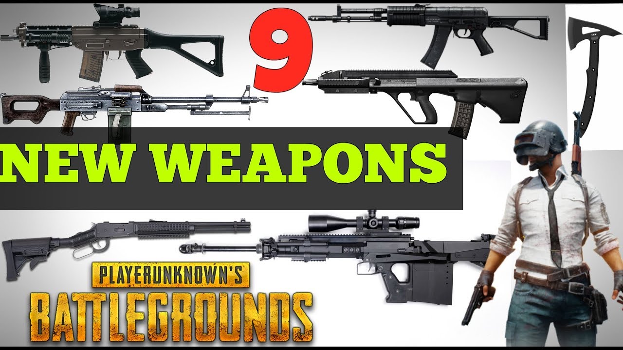 9 NEW WEAPONS I WOULD ADD IN PLAYERUNKNOWN'S BATTLEGROUNDS - YouTube