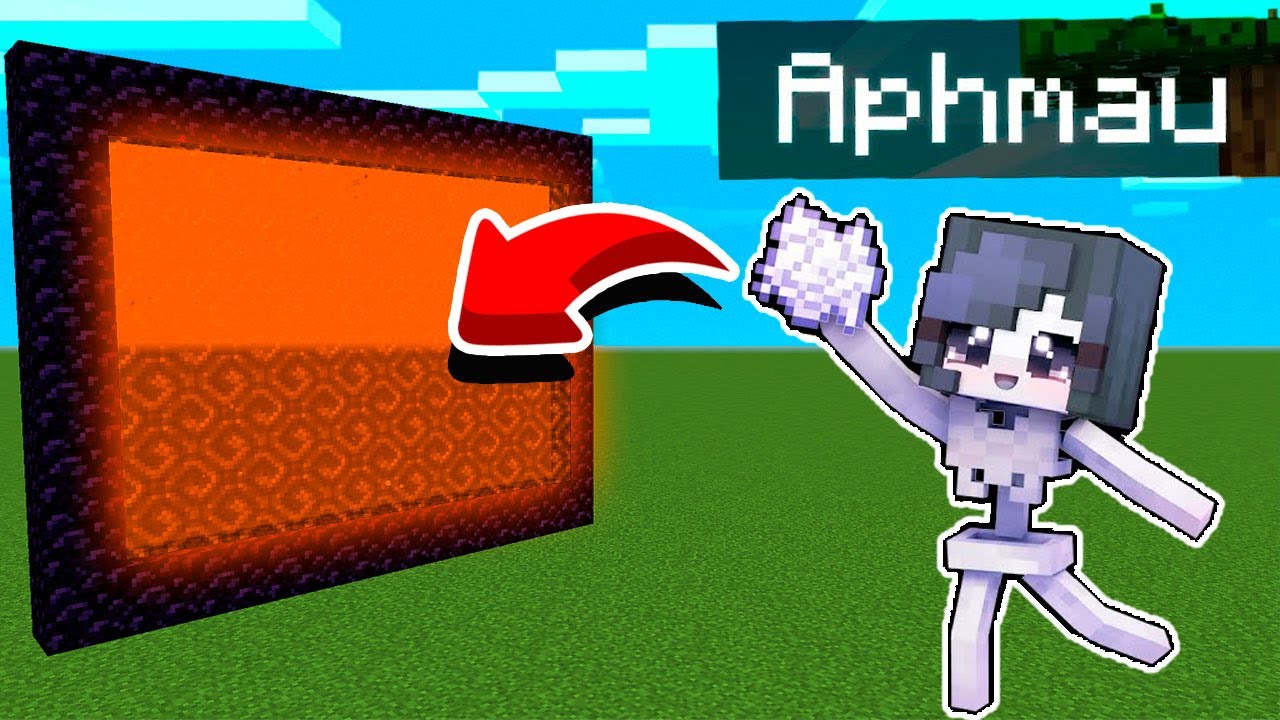 How To Make A Portal To The Aphmau Skeleton In Minecraft - YouTube