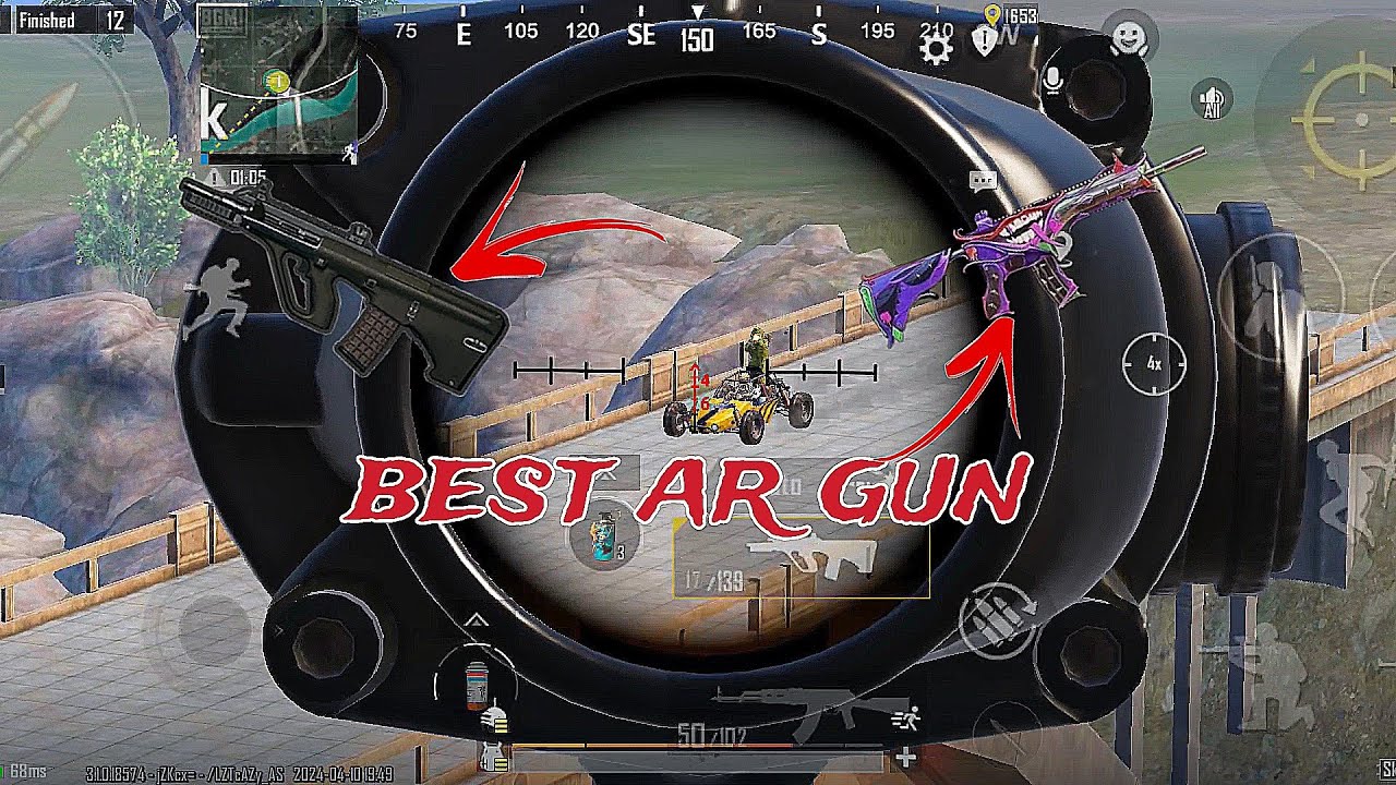 AUG THE BEST AR GUN 🔫 1v2 GAMEPLAY 💥 #bgmi - YouTube