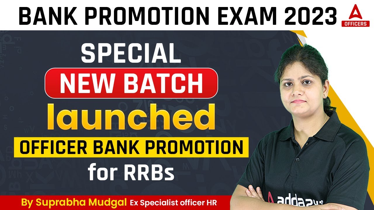 Bank Promotion Exam 2023 I Special New Batch launched Officer Bank ...
